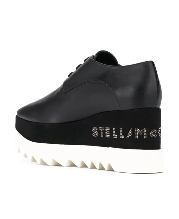 Stella McCartney Elyse Platform Lace-up Shoes - Black