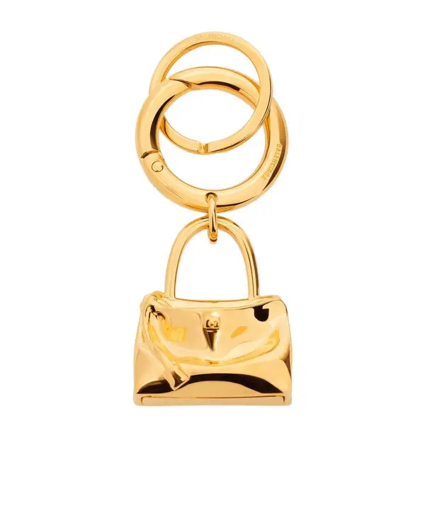 Balenciaga Carousel Rodeo Keychain - Shiny Gold