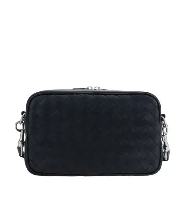 Bottega Veneta Small Intrecciato Camera Bag - Black
