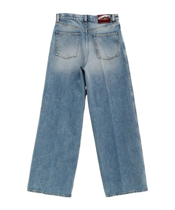 Gucci Wide-leg Denim Jeans