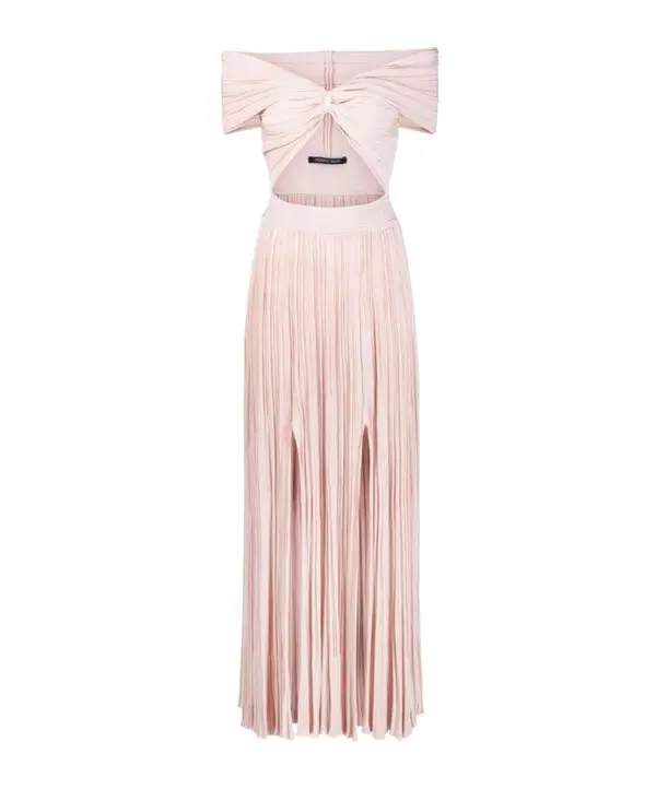 ANTONINO VALENTI Ginevra Pleated Dress - Pink