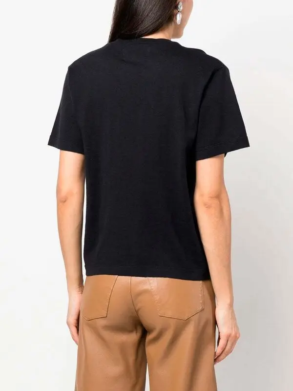 Extreme Cashmere N268 Cuba Short Sleeve Knitted Top