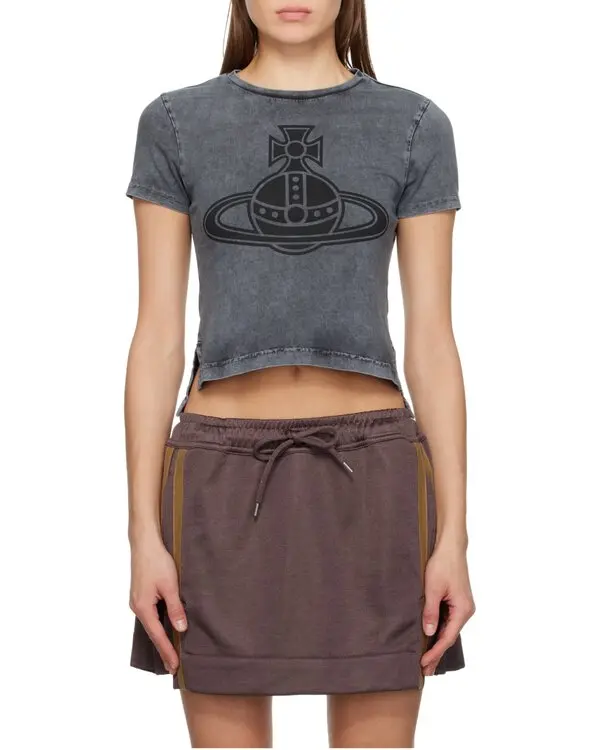 VIVIENNE WESTWOOD Orb Printed Crewneck T-shirt