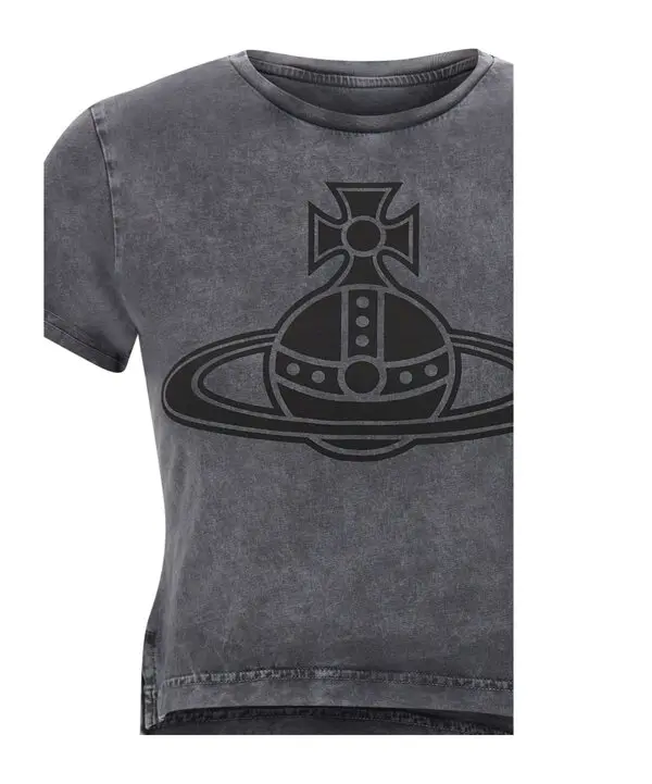 VIVIENNE WESTWOOD Orb Printed Crewneck T-shirt