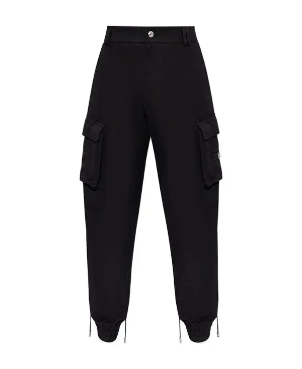 Gcds Cargo Trousers With Button Detailing