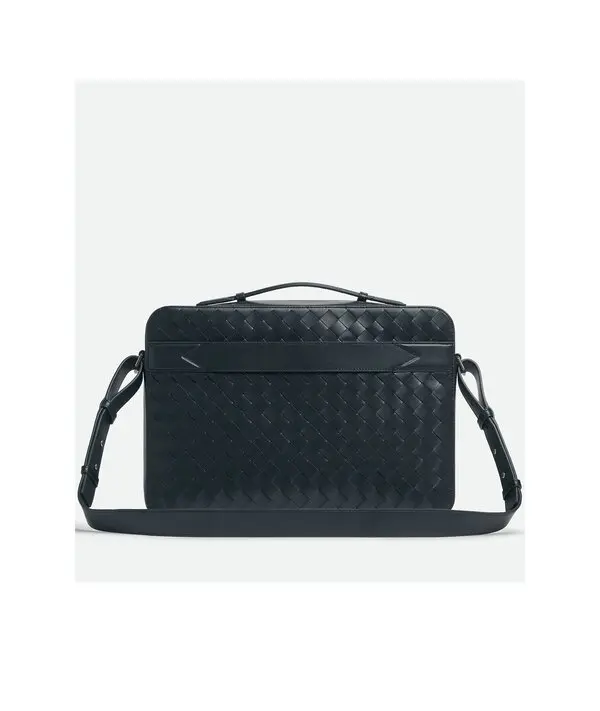 Bottega Veneta Getaway Slim Briefcase - Shadow