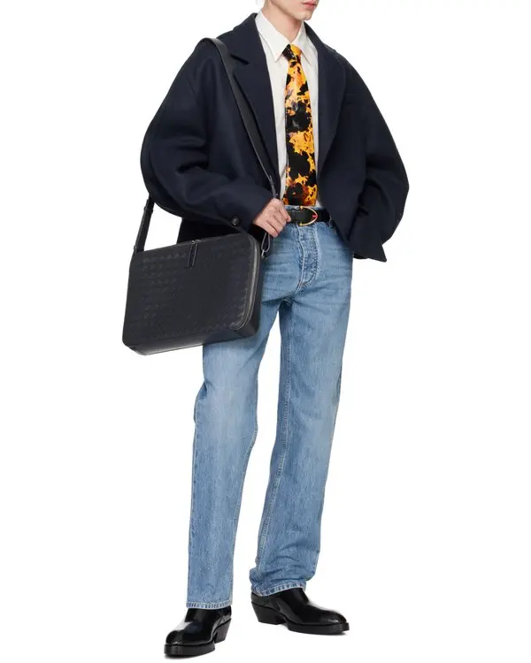 Bottega Veneta Getaway Slim Briefcase - Shadow