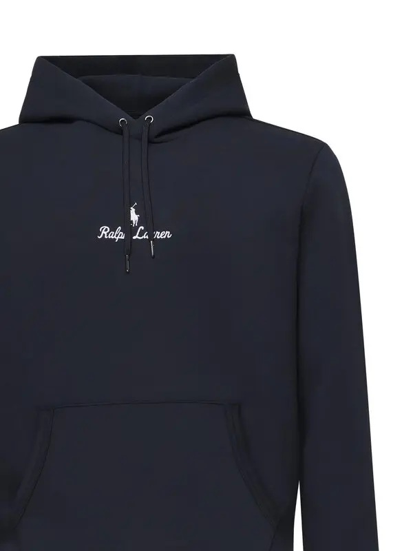 Polo Ralph Lauren Double-knit Logo Hoodie - Black