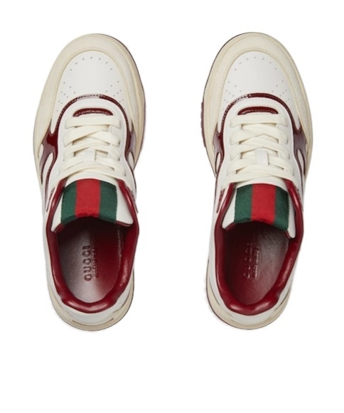 Gucci Panelled Low-top Sneakers - White