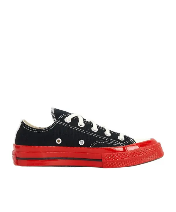 Comme Des Garçons Round Toe Sneakers - Red
