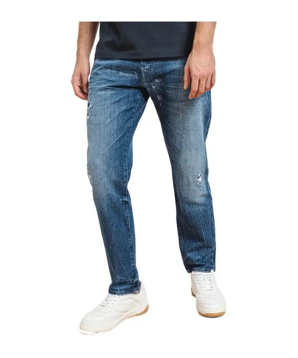 Hugo Boss Boss Distressed Straight-leg Jeans