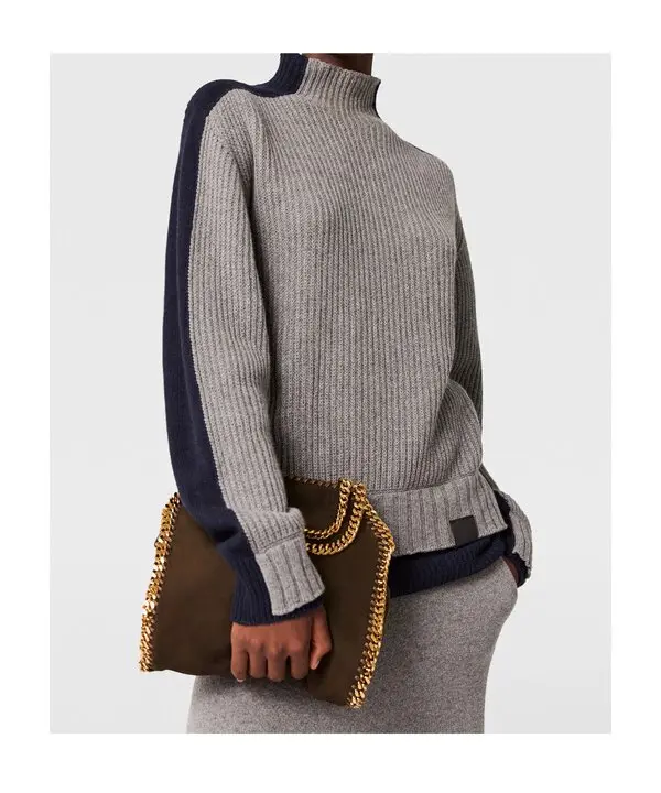 Stella McCartney Falabella Mini Tote Bag - Mocha