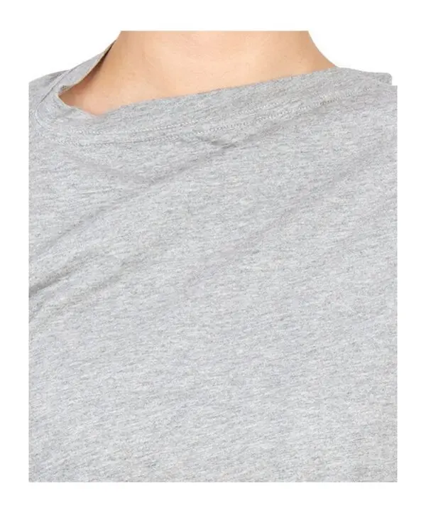 VIVIENNE WESTWOOD Asymmetrical Short-sleeved T-shirt - Mixed Gray