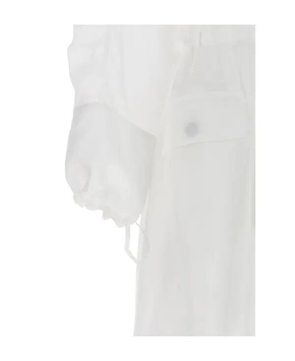 FERRAGAMO Long-sleeved Hooded Windbreaker