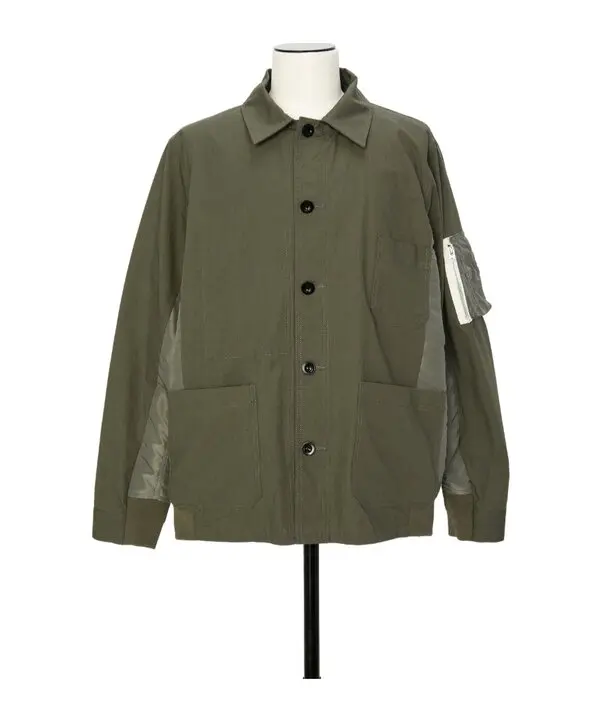 Sacai Oxford Jacket - Khaki