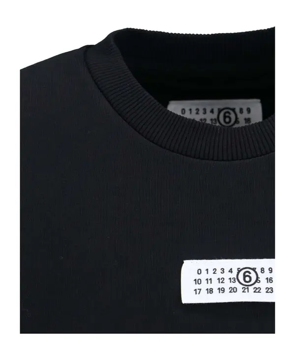 MAISON MARGIELA Numbers Detailed Crewneck Sweatshirt
