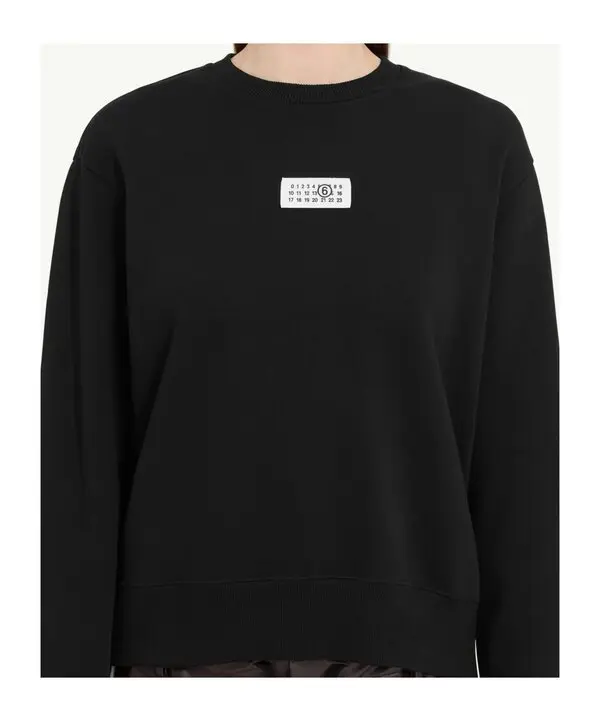MAISON MARGIELA Numbers Detailed Crewneck Sweatshirt