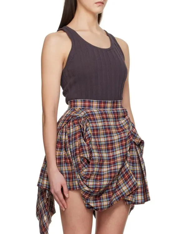 Acne Studios Rib Knit Sleeveless Crew Neck Tank Top