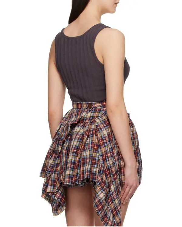 Acne Studios Rib Knit Sleeveless Crew Neck Tank Top