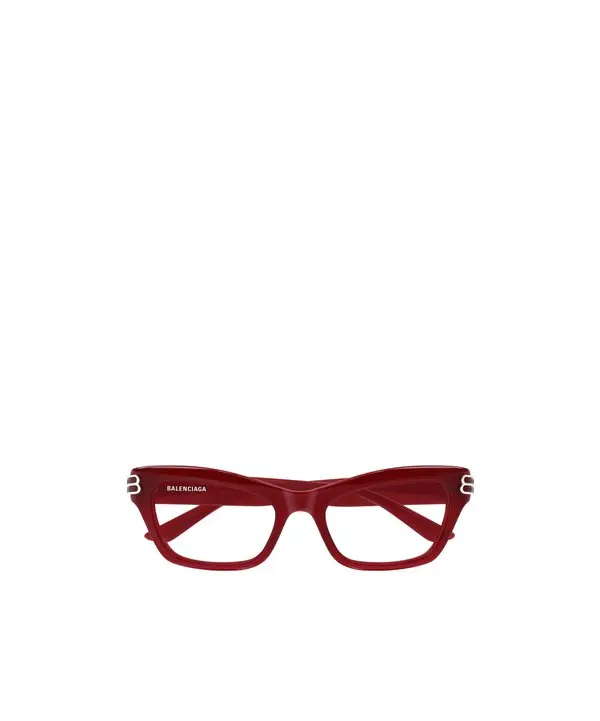 Balenciaga Cat Eye Frame Eyeglasses - Red