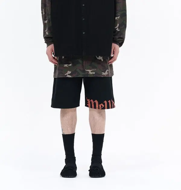 We11Done Bermuda Shorts With Logo Detail