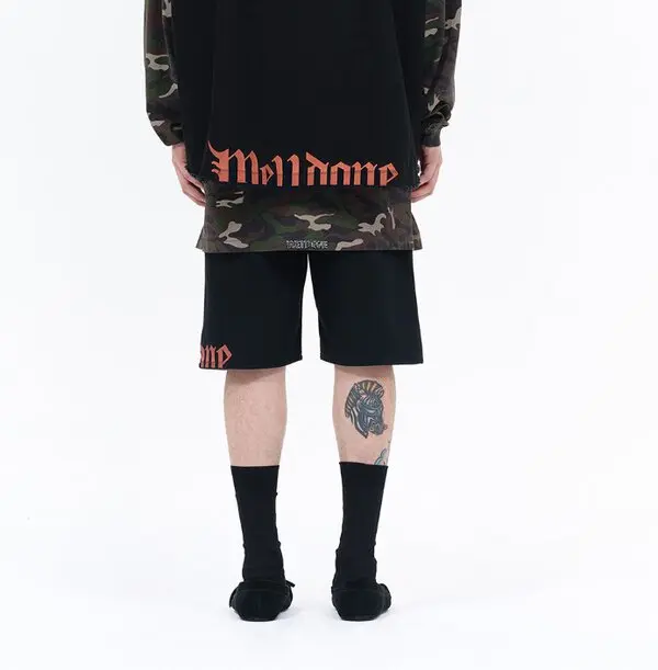 We11Done Bermuda Shorts With Logo Detail