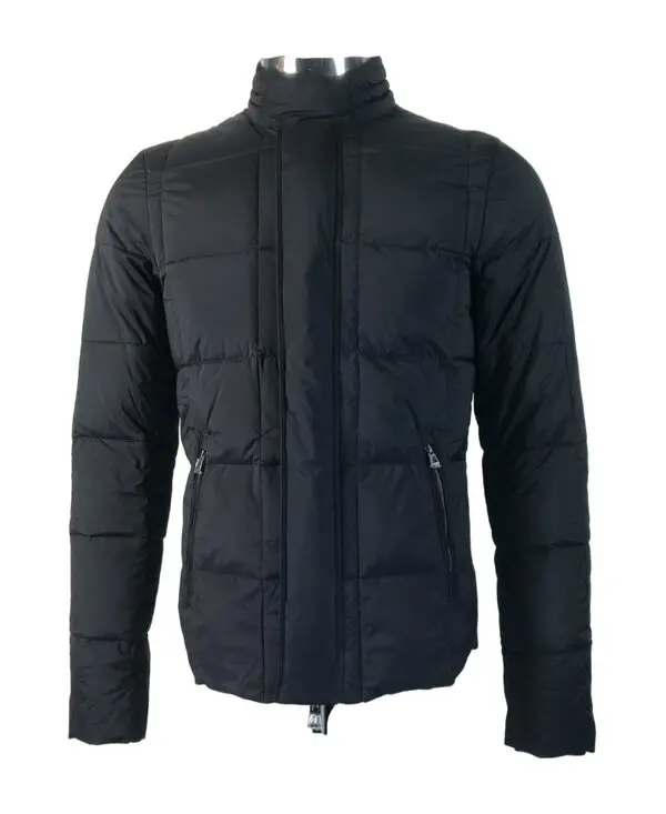 Emporio Armani Logo Down Jacket - Black