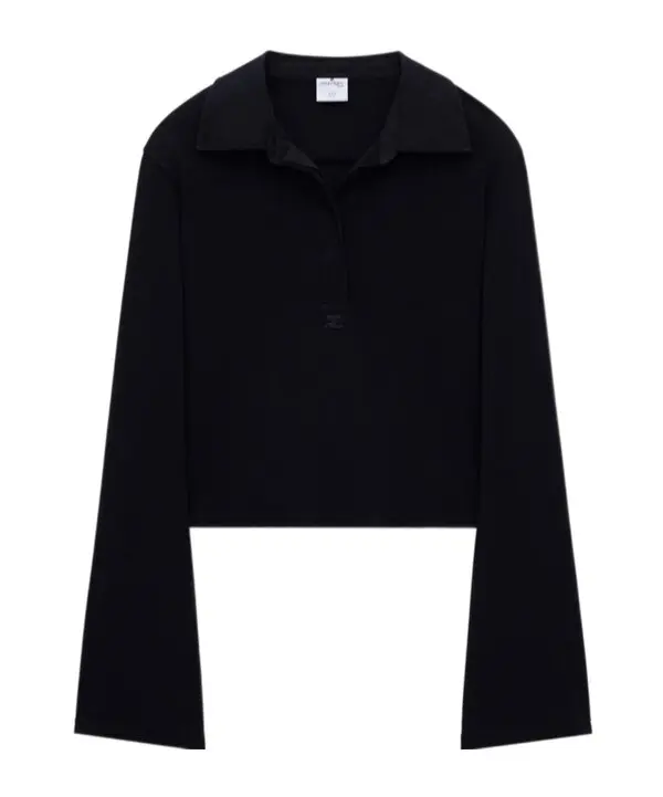 COURREGES Long Sleeve Polo Shirt