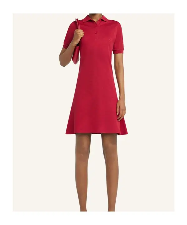 COURREGES Courrèges Mini Piqué Polo Dress