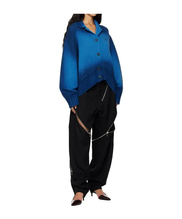 Attico Cerulean Gradient Cardigan