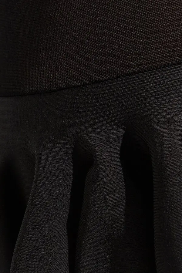 Alaïa Knitted Godet Dress