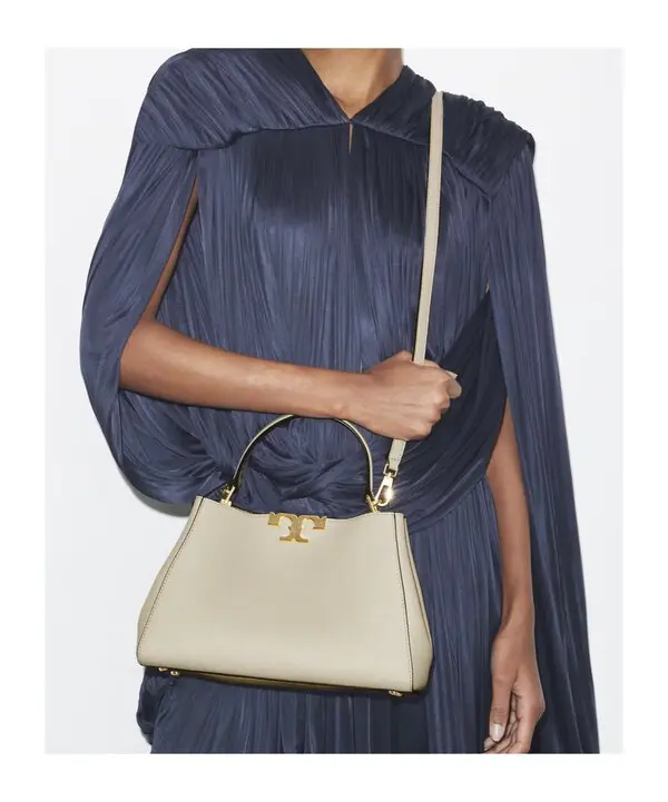 Tory Burch Eleanor Medium Tote Bag - Light Stone