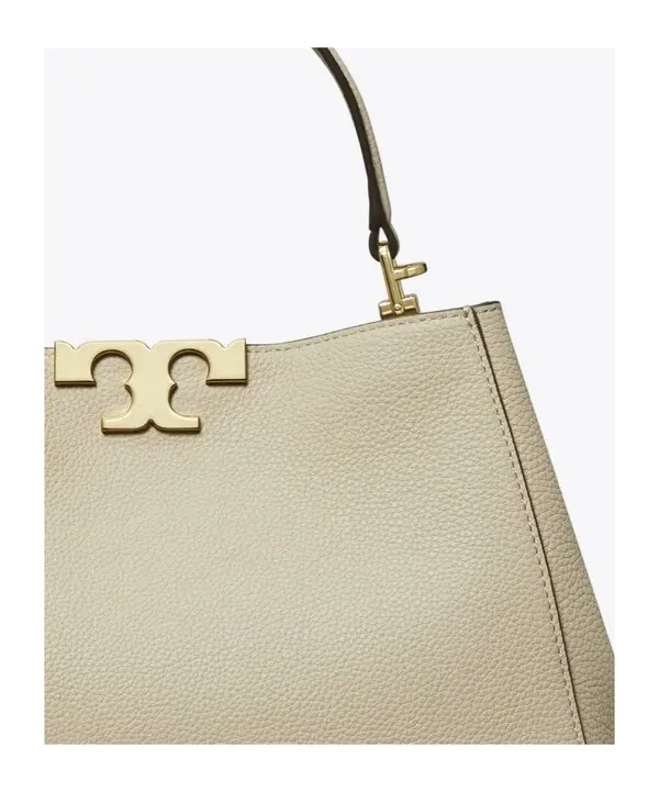 Tory Burch Eleanor Medium Tote Bag - Light Stone