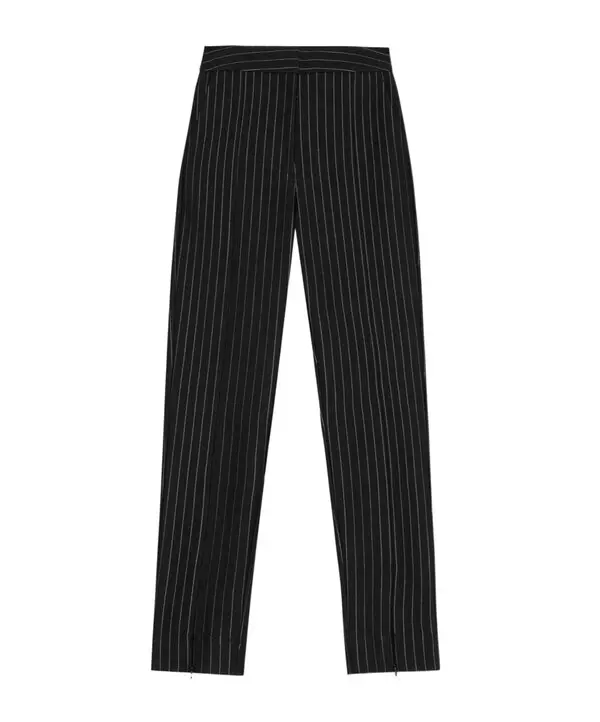 GANNI Stripe Mid Waist Trousers