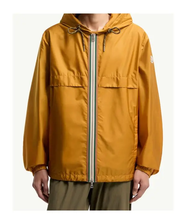 Moncler Nidge Zip-up Hooded Jacket - Yellow