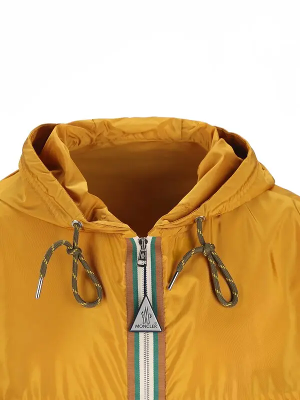 Moncler Nidge Zip-up Hooded Jacket - Yellow
