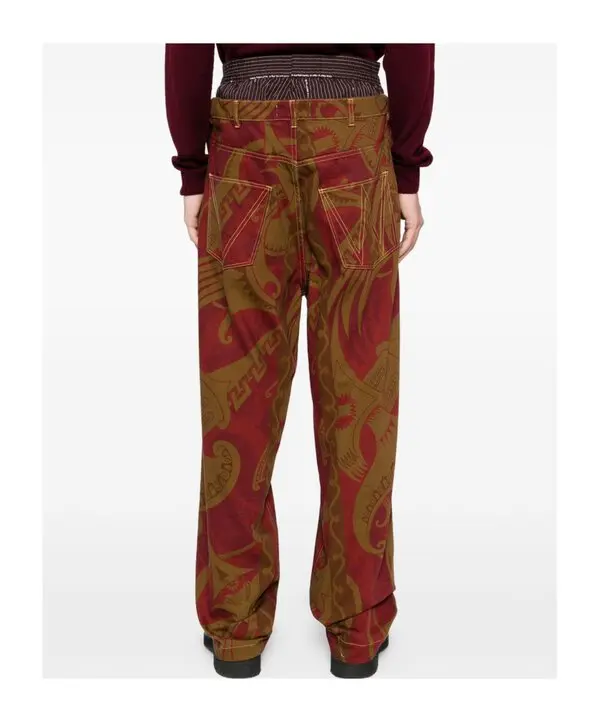 VIVIENNE WESTWOOD Patchwork Printed Jeans