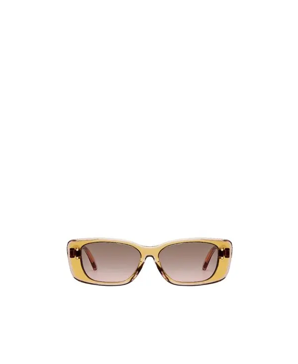 Dior Highlight S2i Rectangular Sunglasses - Nude