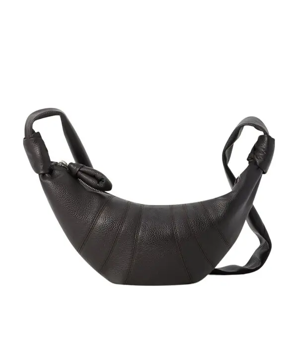 LEMAIRE Croissant Knot Shoulder Bag - Dark Chocolate