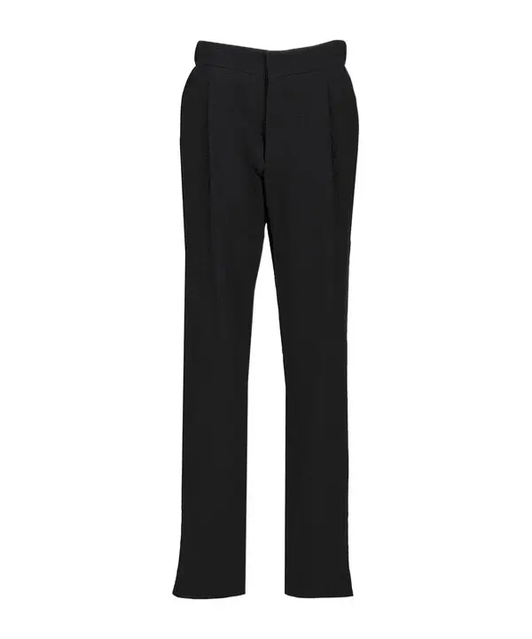 Giorgio Armani Textured Back-pocket Trousers - Blue