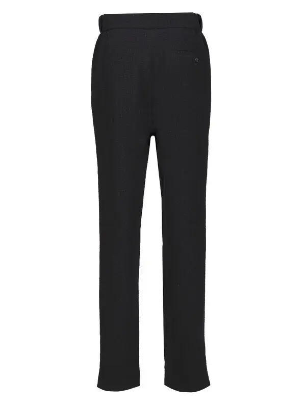 Giorgio Armani Pleated Textured Trousers