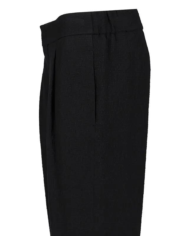 Giorgio Armani Pleated Textured Trousers