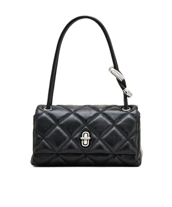 Marc Jacobs Quilted Mini Dual Shoulder Bag - Black