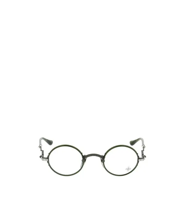 Chrome Hearts Logo Flat Mirror Eyeglasses - Green