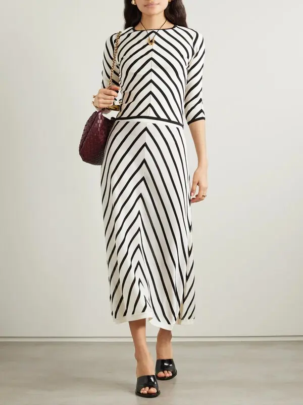Zimmermann Long Sleeve Striped Blouse