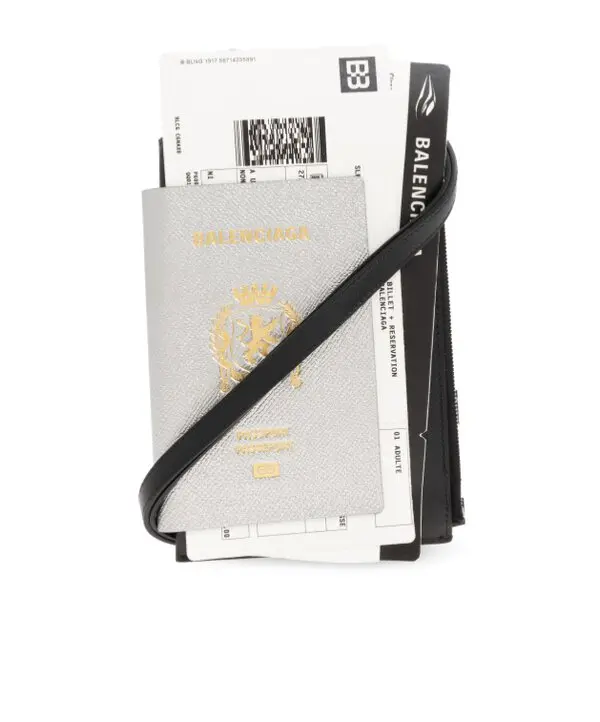 Balenciaga Passport Phone Holder - White