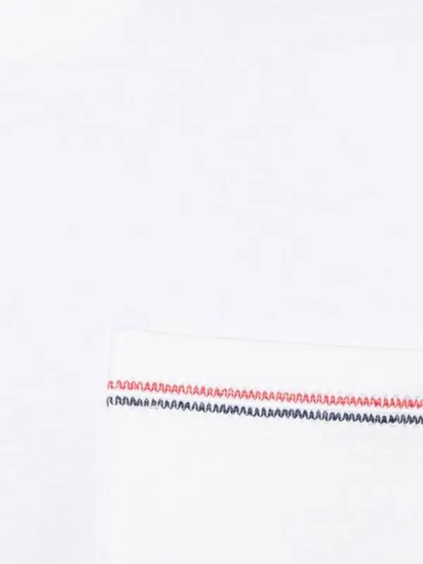Thom Browne Pocket-detailed Crewneck T-shirt - White