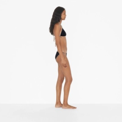 Burberry Checked-trim Two-piece Swimsuit