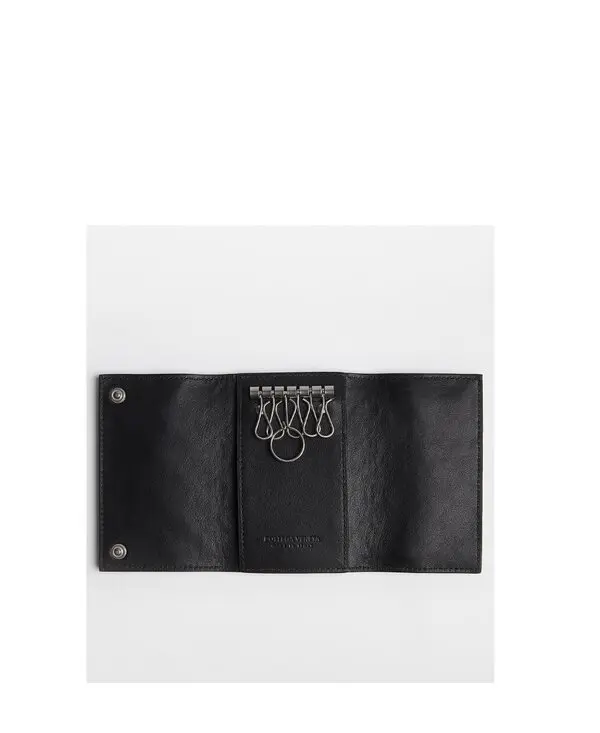 Bottega Veneta Key Pouch - Black