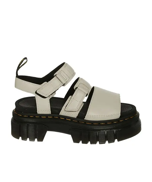 Dr. Martens Open-toe Flat Sandals With Thick Sole And Logo Detail
